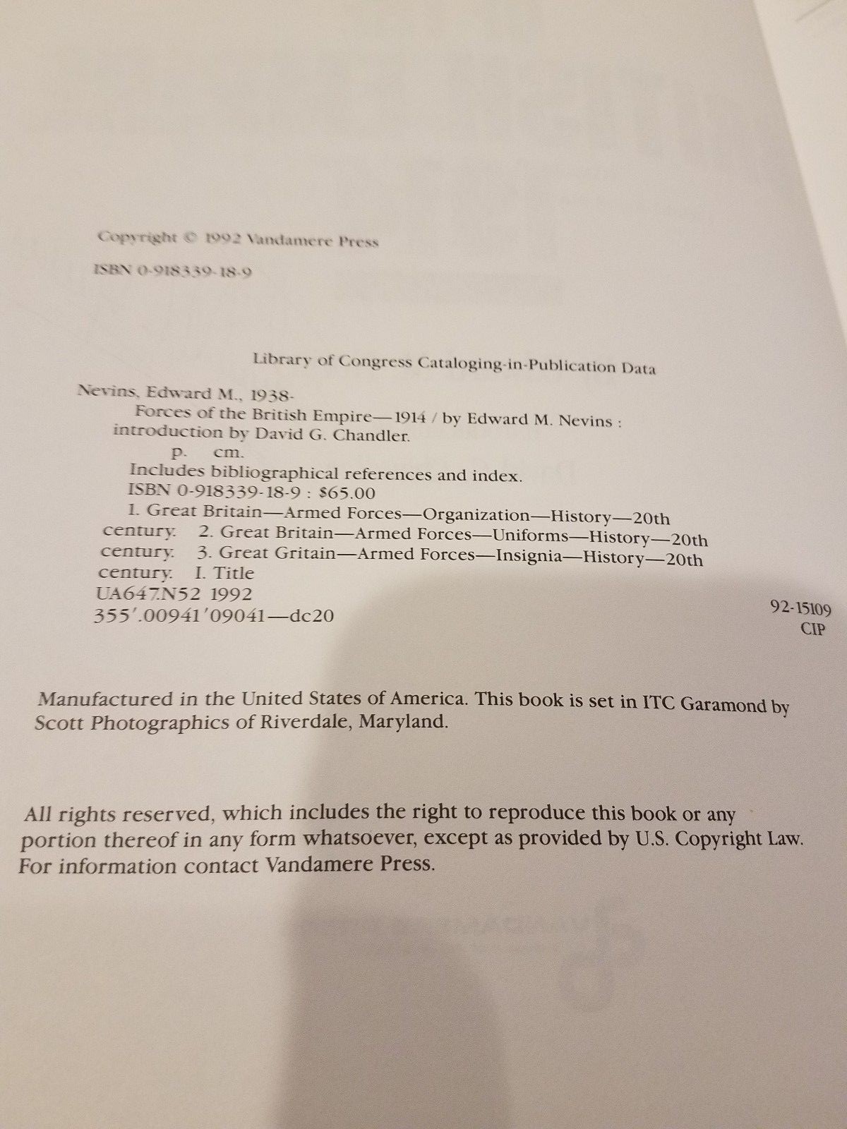 Forces of the British Empire - 1914(SIGNED) by Edward Nevins (1992 ...