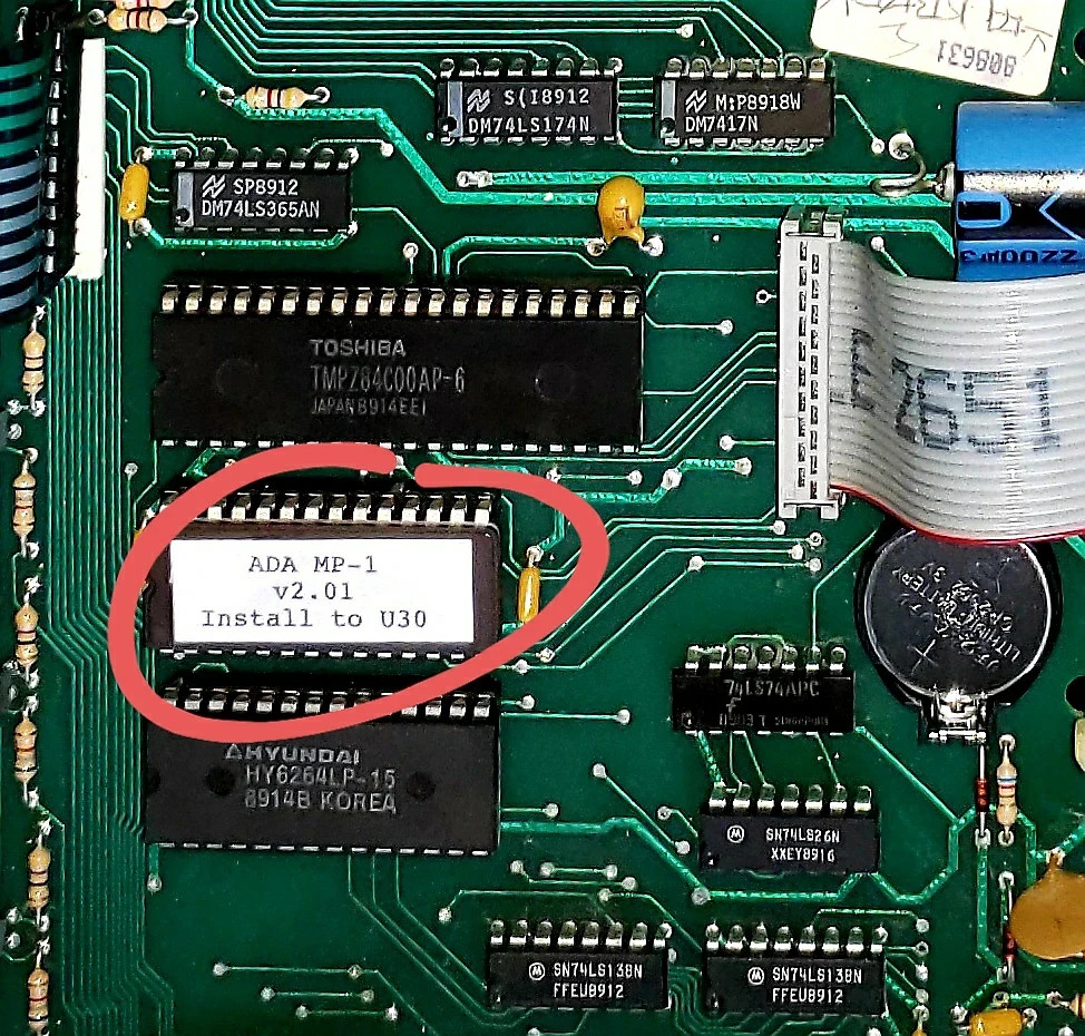 ADA MP-1 version 2.01 Firmware OS Upgrade EPROM chip, SAME DAY SHIPPING ...