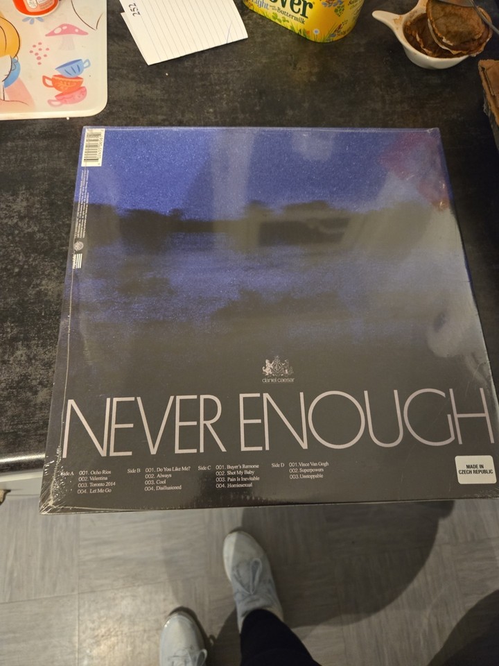 Daniel Caesar - NEVER ENOUGH. Orange Vinyl 2LP. New, sealed | eBay UK