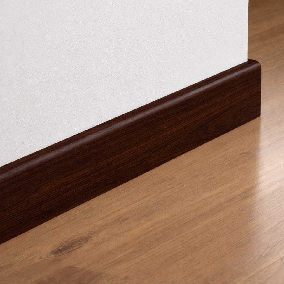 UPVC Plastic Trim Architrave D Mould Cloaking Fillet Finishing Trim 1m ...