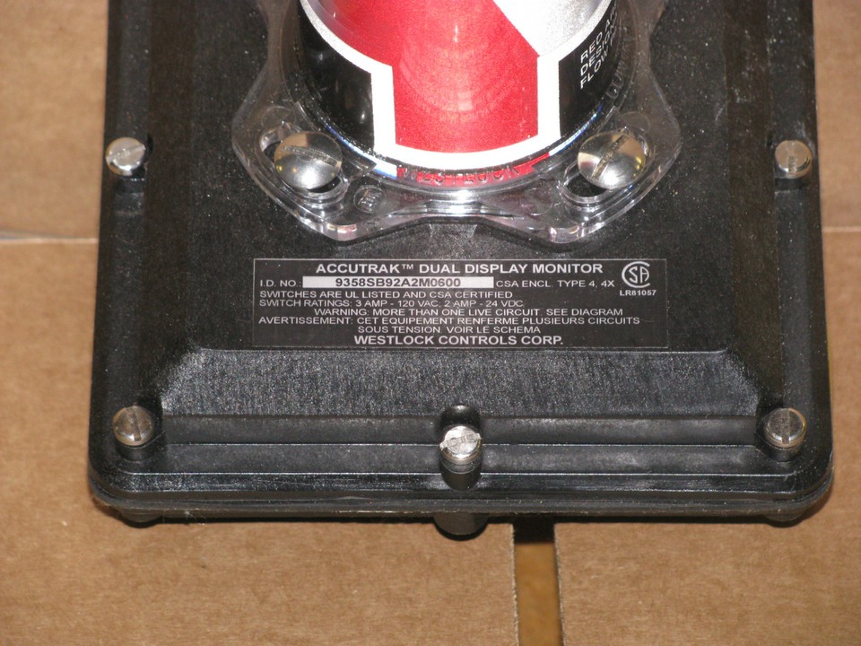 Westlock Controls 9358SB92A2M0600 Rotary Valve Position Monitor Switch ...