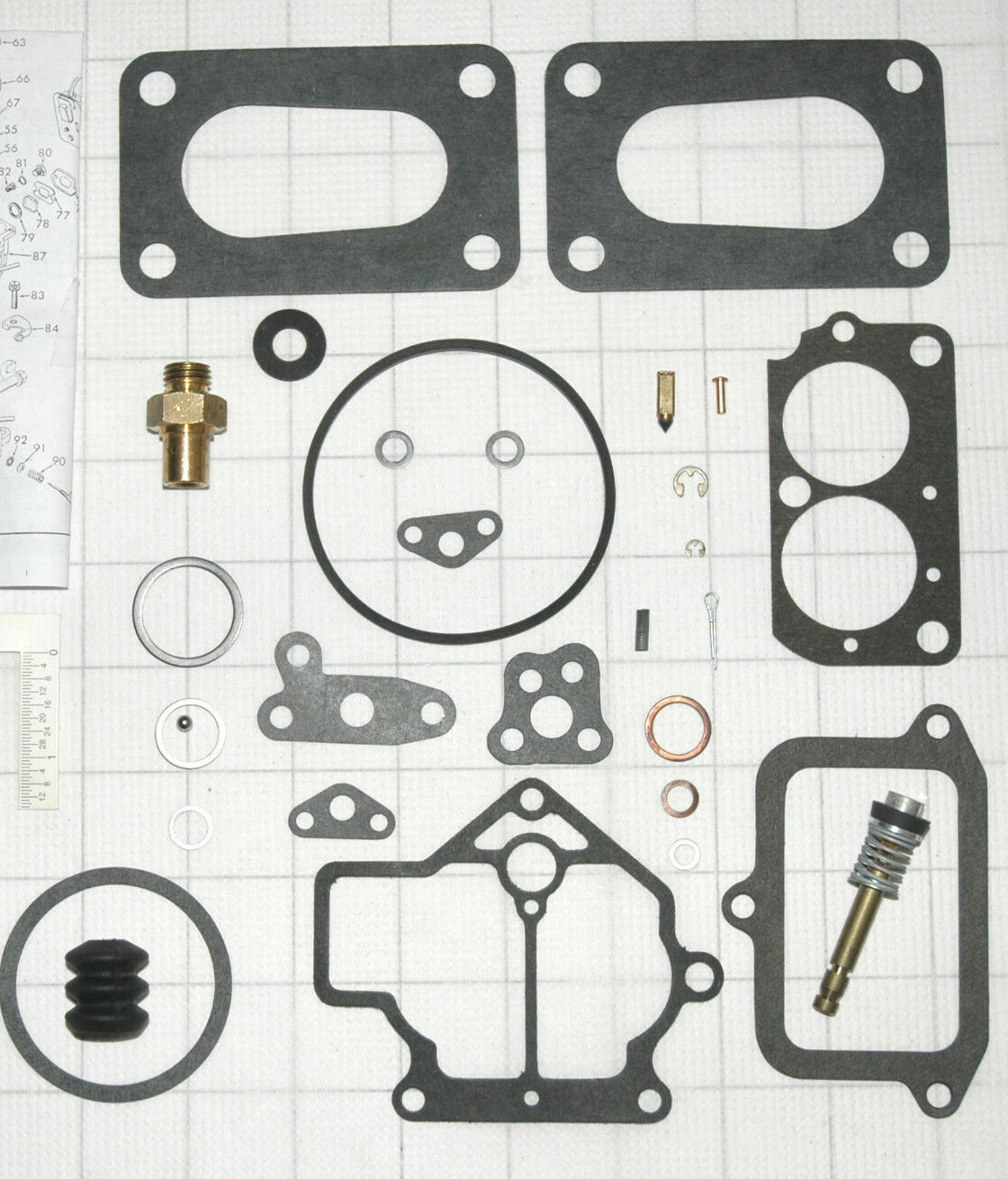 1979-84 CARBURETOR KIT 2 BARREL NIKKI - MAZDA 4CYL 2L ENGINES-ETHANOL ...