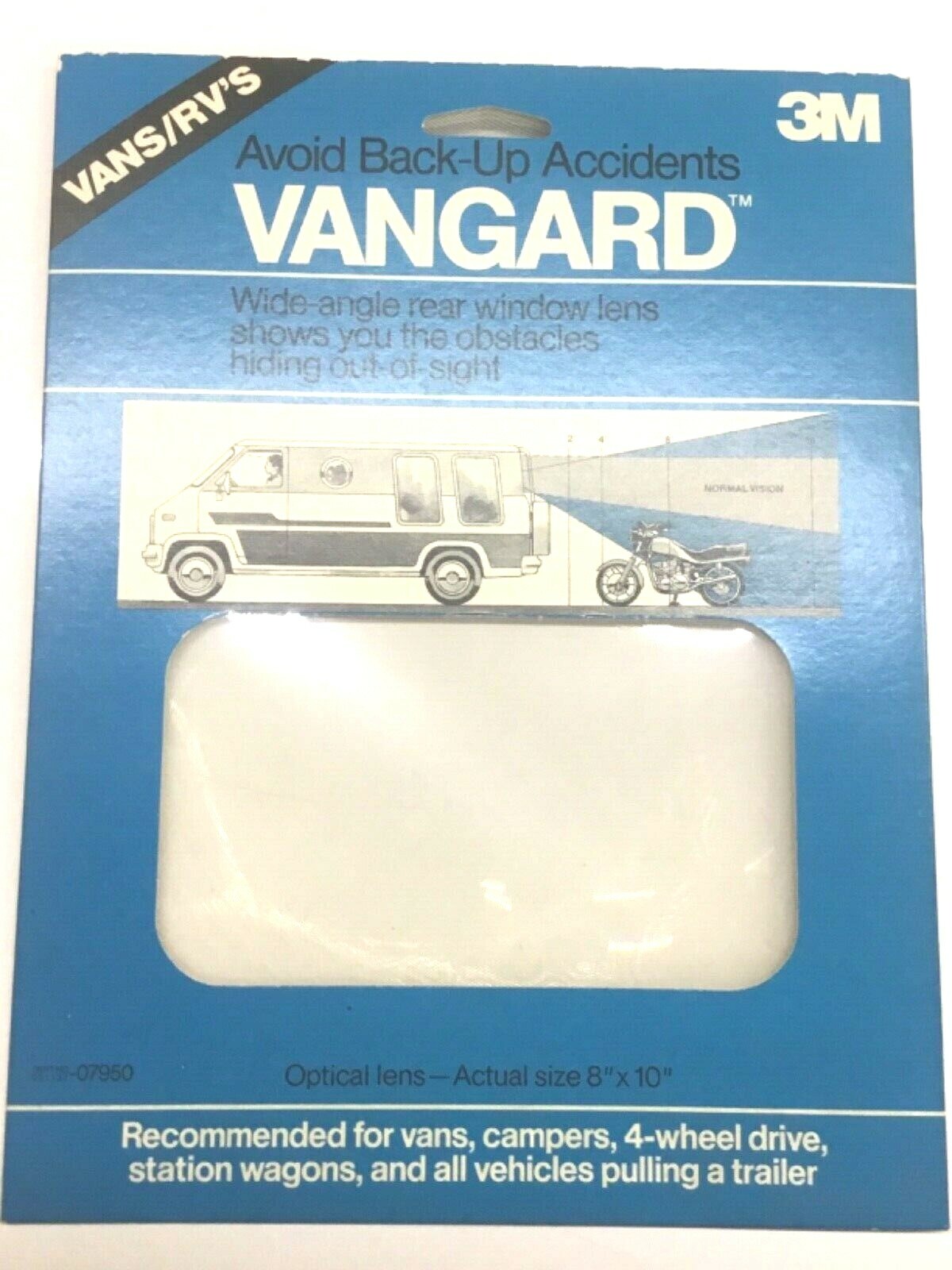 8"x10" Wide Angle Rear Window Optical Lens 3M Vangard # 07950 for sale ...