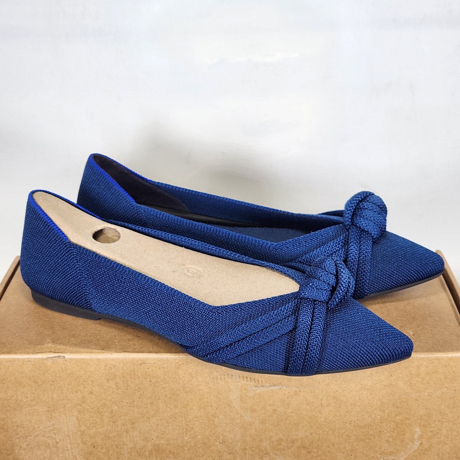 Size 9 - Rothys The Knot Point II - Ocean Blue | eBay