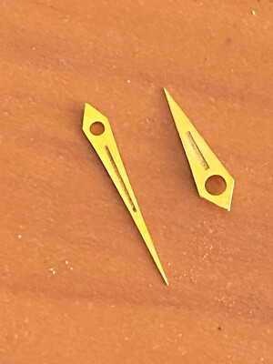 VINTAGE N.O.S. ZENITH HAND SET-2 PCS FOR CAL 120 WRIST WATCH, YELLOW ...