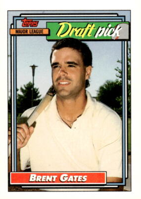 1992 Topps #216 Brent Gates | eBay
