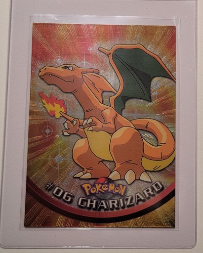 1999 Pokemon Charizard Topps Foil #06 - Series 1 T.V. Animation -Blue ...
