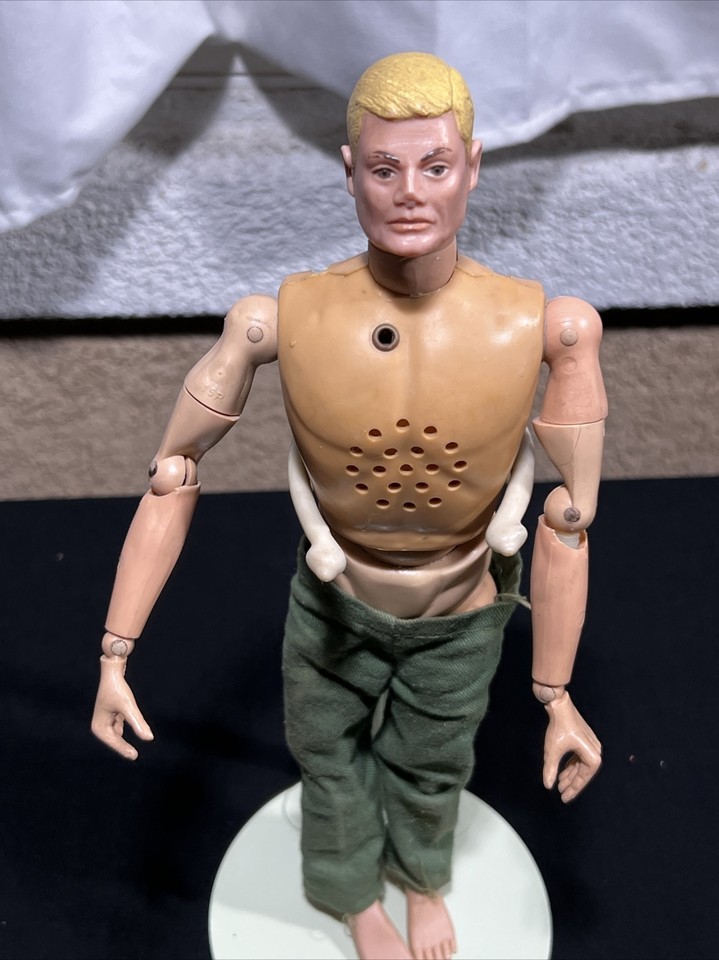 VINTAGE TALKING GI JOE 1964 BLONDE ACTION FIGURE 12” | eBay