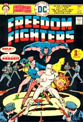 FREEDOM FIGHTERS COMIC BOOK COVER *2X3 FRIDGE MAGNET* SUPER HEROES DC ...