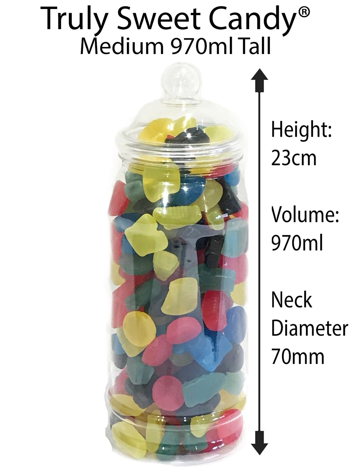 14 Retro Plastic Sweet Jars for Truly Sweet Candy Buffet, Sweet Table ...