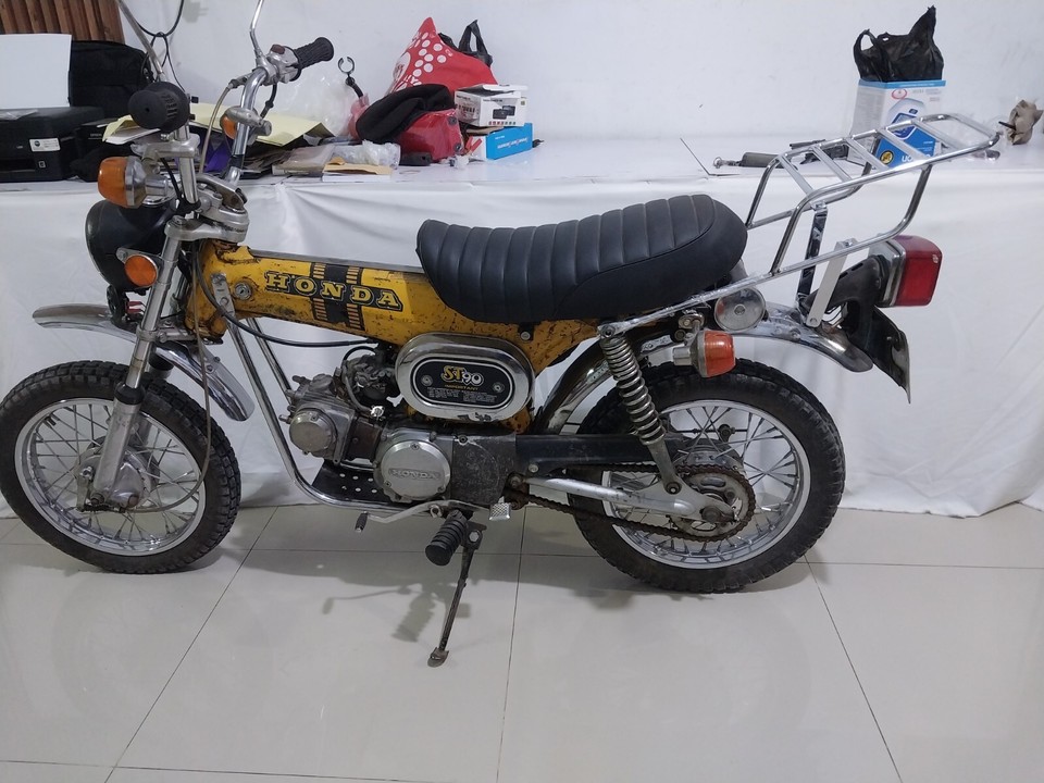 Honda ST90 Migthy DAX Rear Luggage Rack Chrome May Fit For CT70 ST70 ...