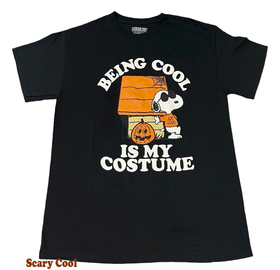 New Peanuts Charlie Brown Snoopy Being Cool My Costume Mens T-Shirt | eBay
