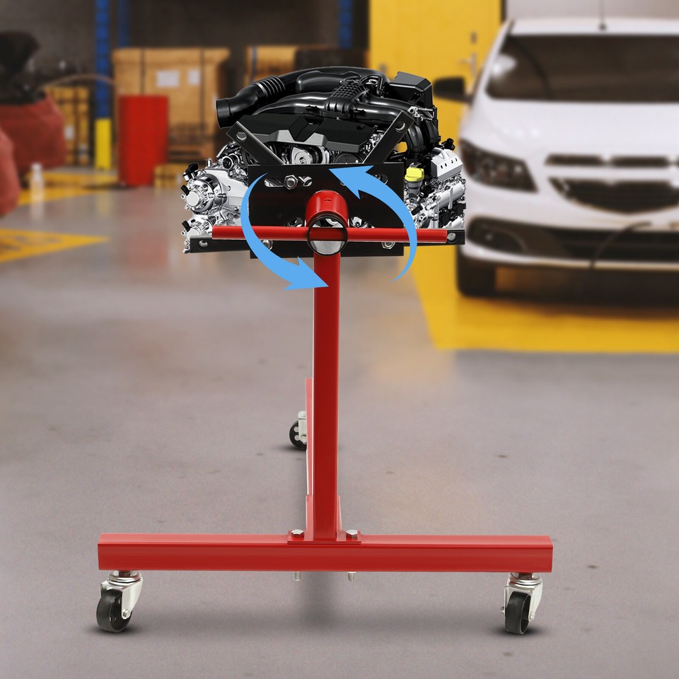 Vehicle Engine Block Stand 360 Degree Head 2000 LBS Folding Engine ...
