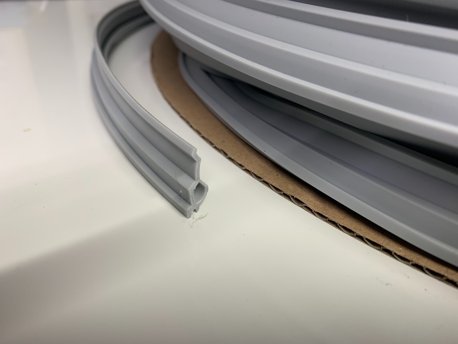 Bailey Lunar Grey Insert Trim with Gutter for Caravan Awning Rail PER M ...