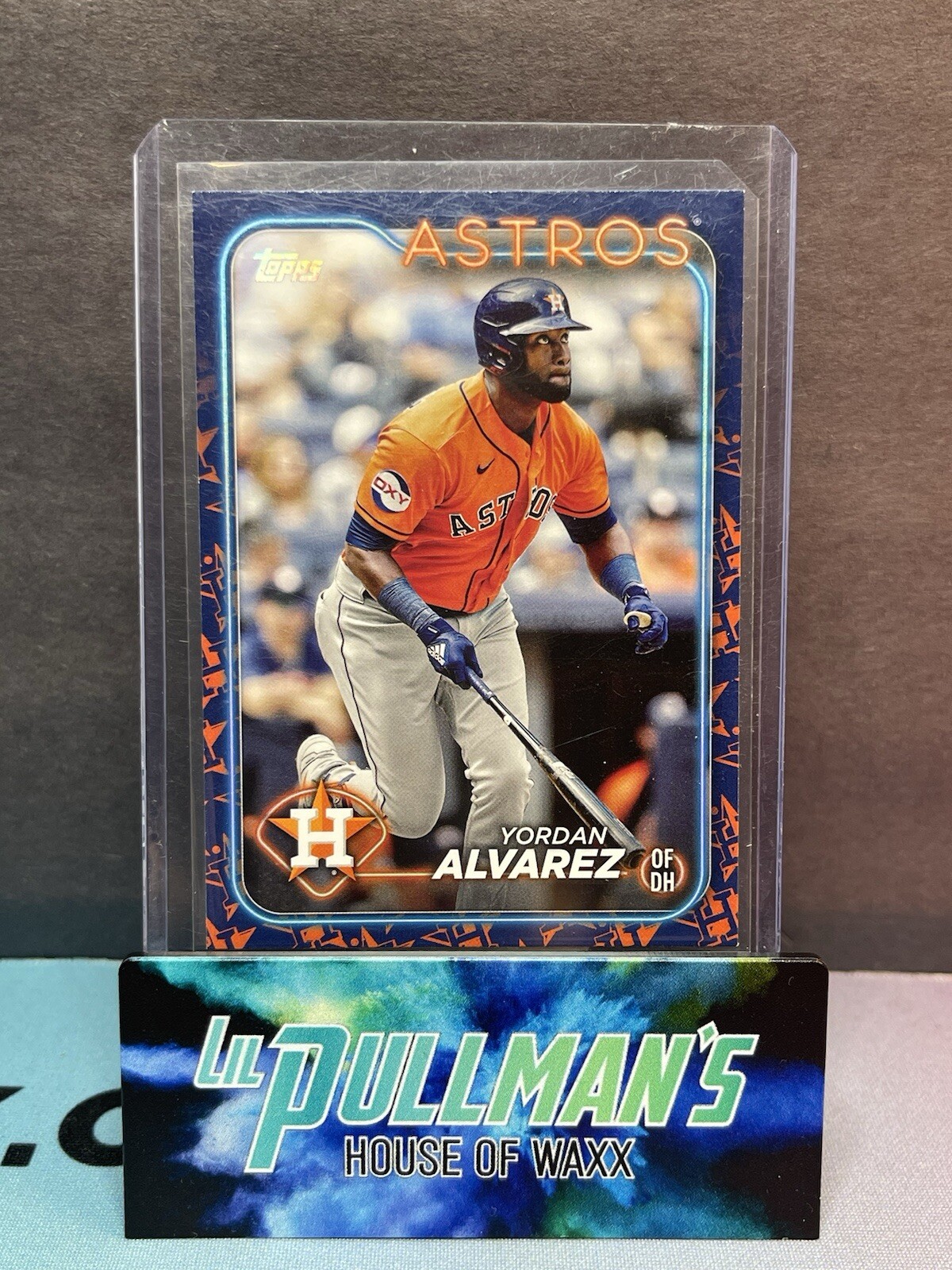 Yordan Alvarez 2024 TOPPS SERIES 1 Team Color Border Variation SP #273 ...