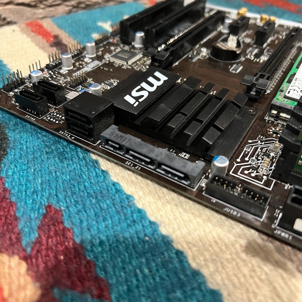 MSI Z170A PC MATE ATX Motherboard Combo! •i7-6700 •24GB RAM •256GB NVMe ...