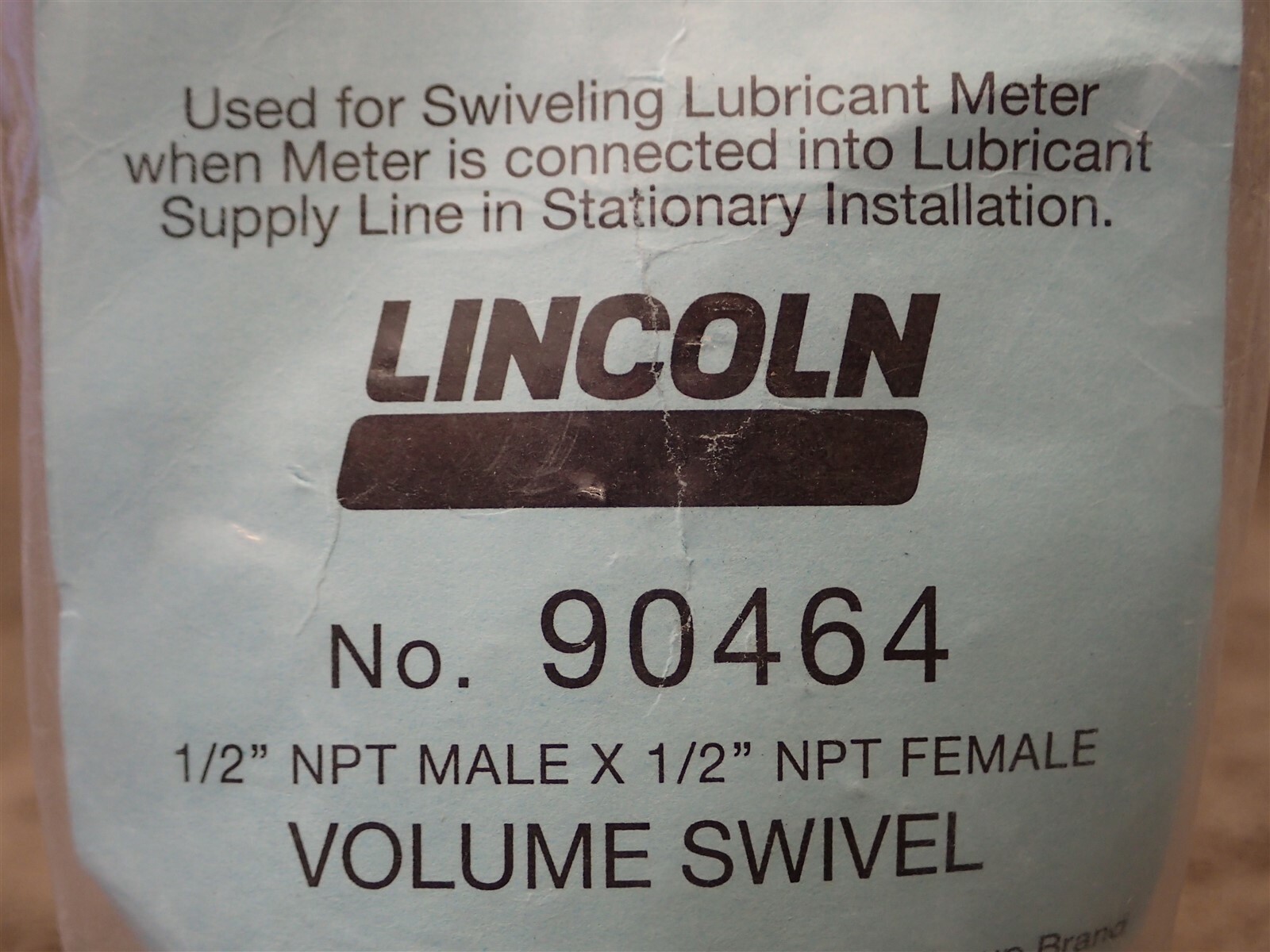 Lincoln 90464 Straight Oil Meter Swivel 4500 PSI 1xgr1 for sale online ...