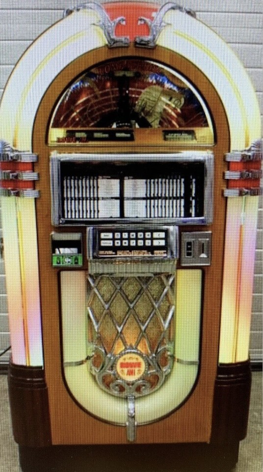ROWE AMI CD JUKEBOX CD100F AND CD BUBBLER JUKEBOX PRICE WINDOW | eBay