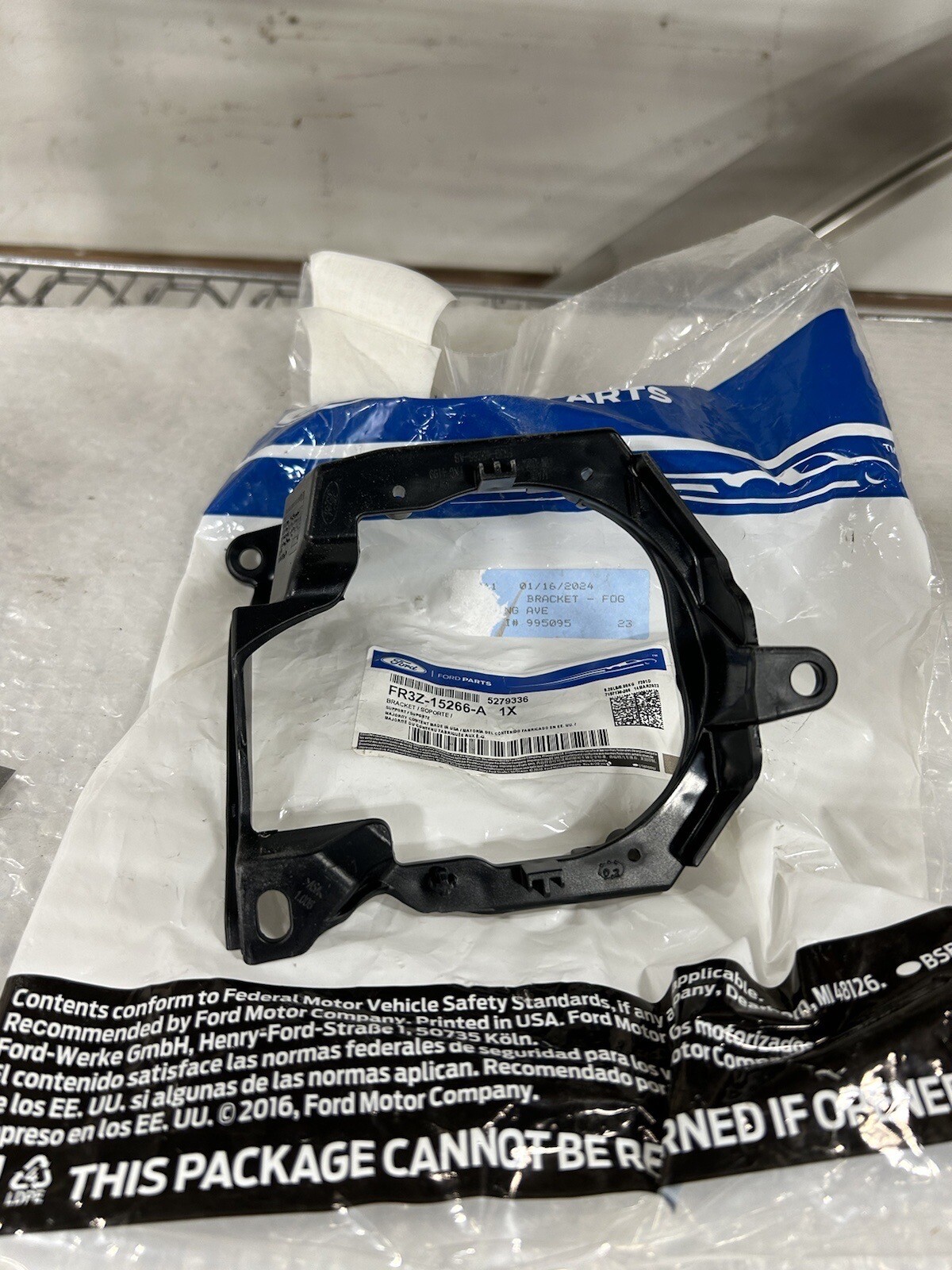 Right Fog Light Bracket 2015-2017 Ford Mustang OEM FR3Z-15266-A 1X | eBay