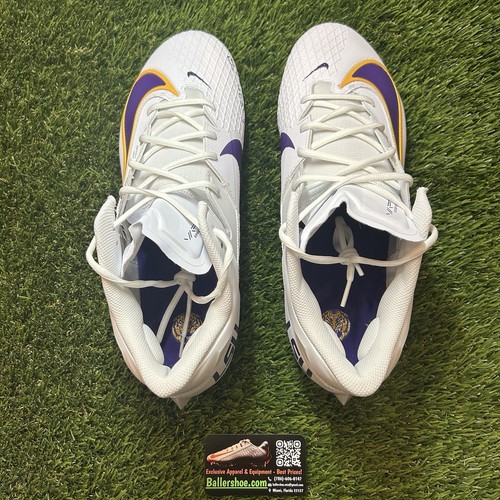 Nike Team Issue LSU Tigers Vapor Edge 360 Elite 2 Size 15W FJ6379-105 ...