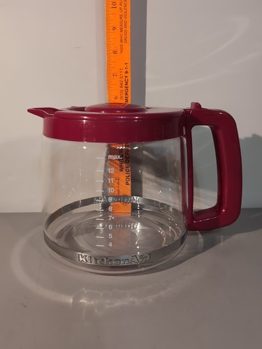 KitchenAid KCM200 KCM400 Red Coffee 12 Cup Carafe Pot Replacement ...