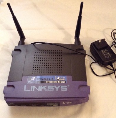 LINKSYS WIRELESS - B 2.4 GHZ Broadband Router Model BEFW11S4 | eBay