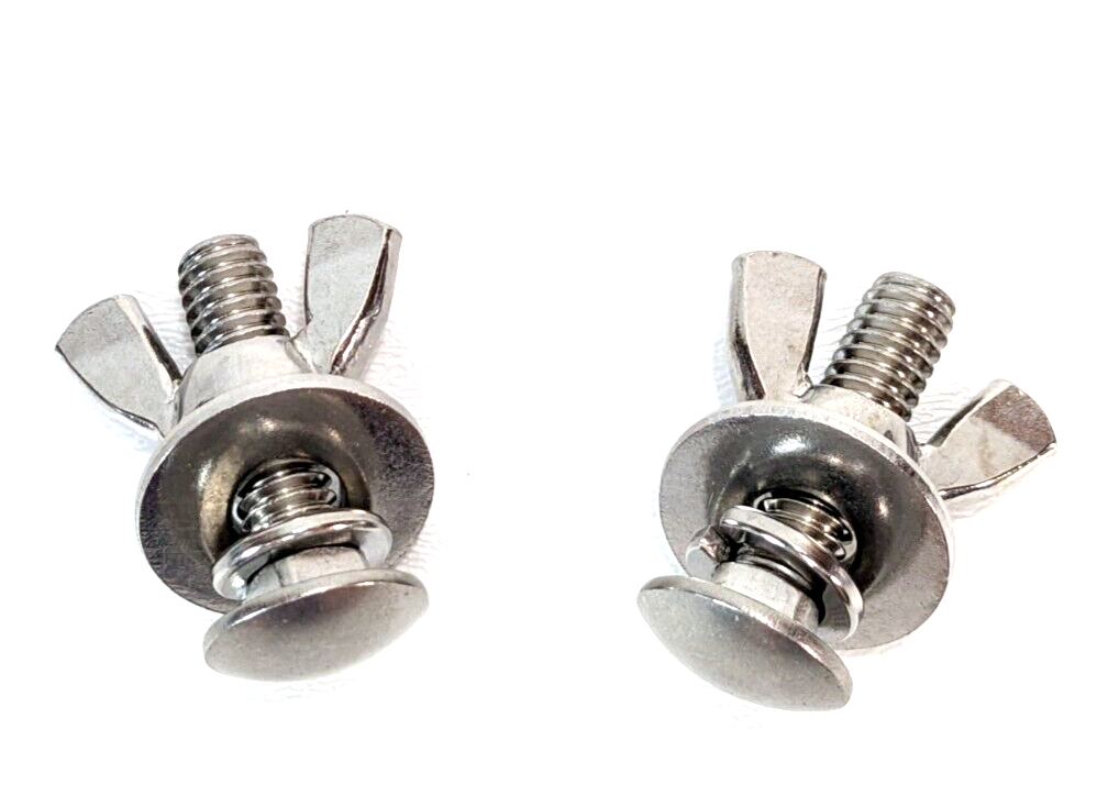 2 x Stainless Steel Single Tank Adapter Backplate Bolt Hardware Kit ...