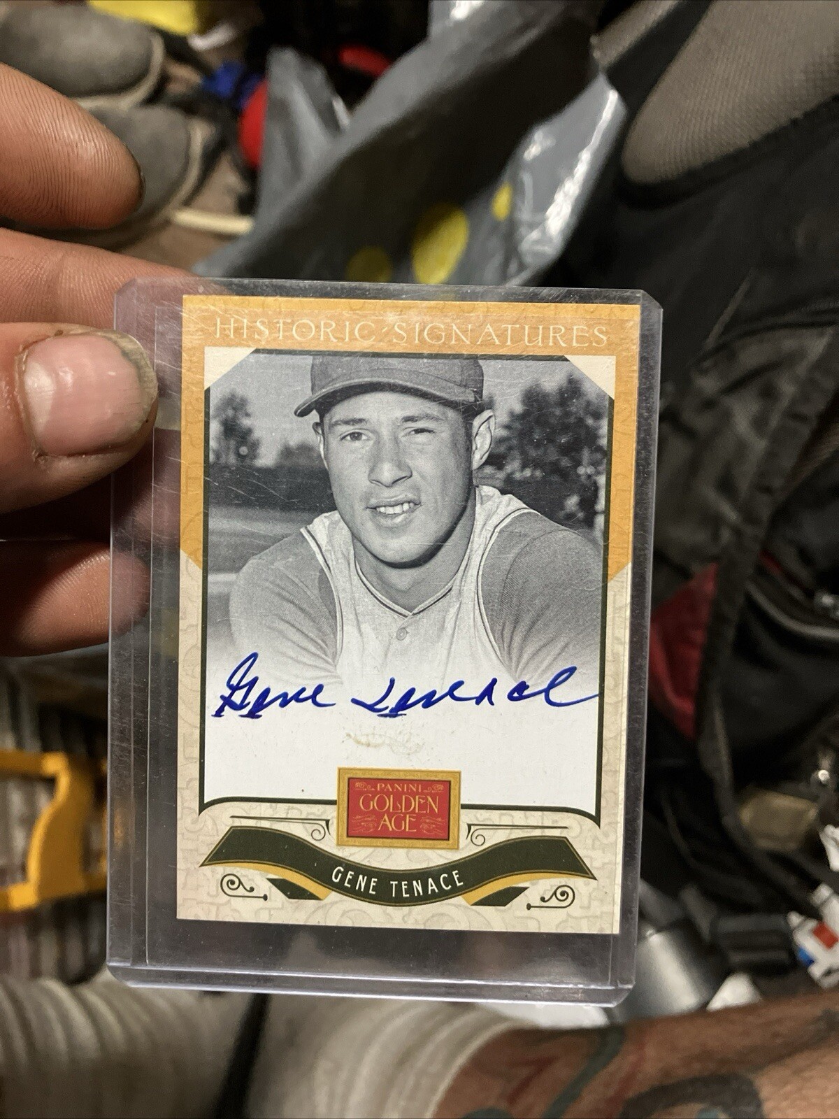 GENE TENACE 2012 PANINI GOLDEN AGE HISTORIC SIGNATURES AUTO #GT OAKLAND ...