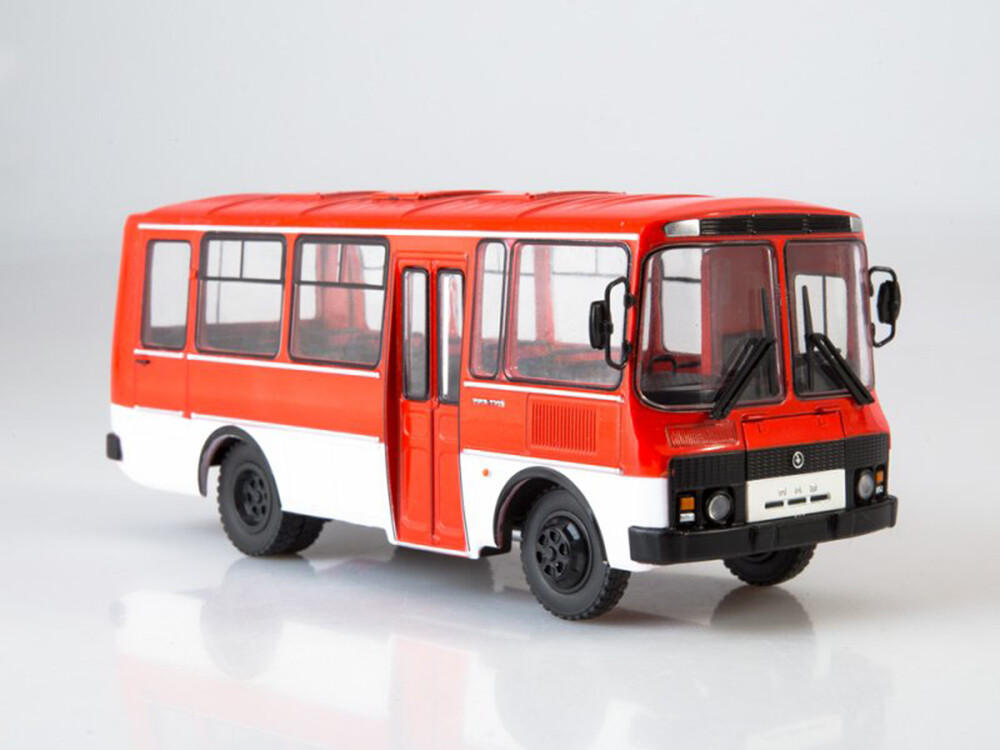 PAZ-3205 Russian High-floor Small Bus 1996 Year 1/43 Scale Collectible ...