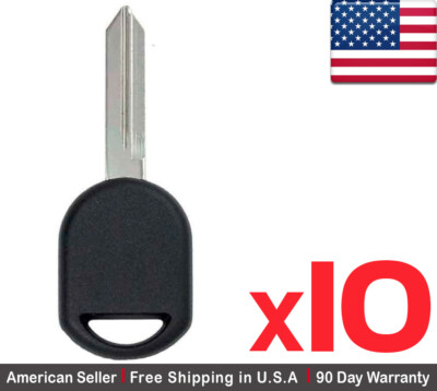10x New Transponder Ignition Car Key for Ford Lincoln Mercury Mazda 40 ...