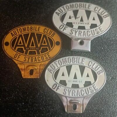 Vintage AAA Badges 3 Items | eBay