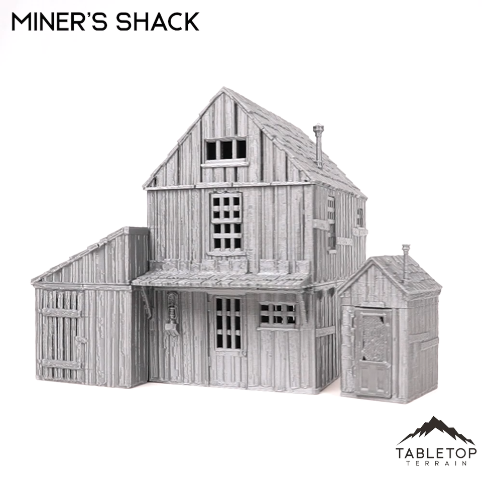 Miners Shack - Wild West Building - Tabletop Terrain Miniatures | eBay