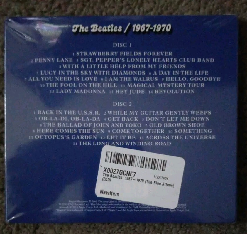 The Blue Album 1967-1970 by The Beatles (CD, Nov-2023, 2 Discs) New ...