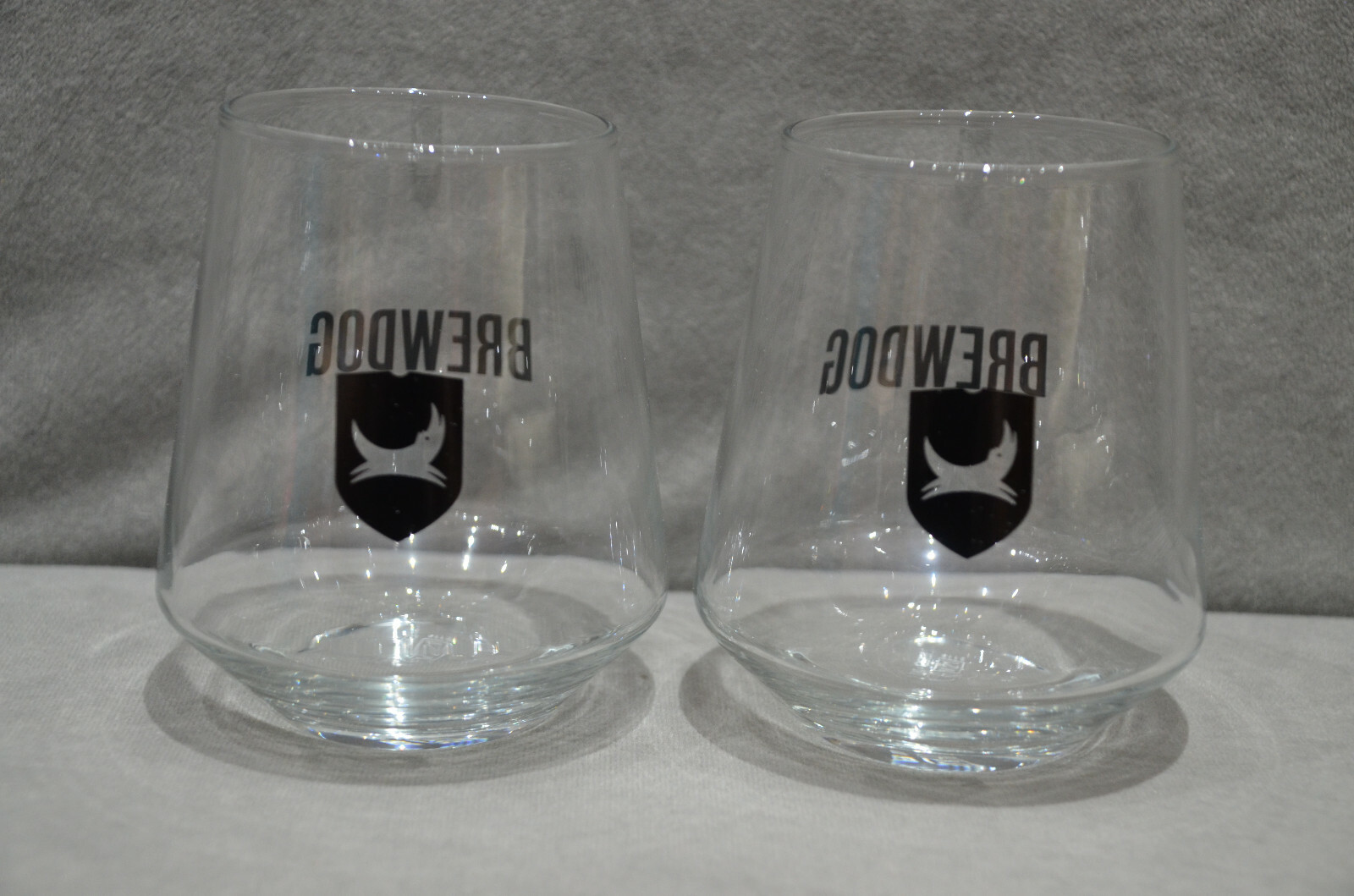 2x Brewdog One Pint 20oz Glass Laser Nucleated In Gift Box Christmas ...