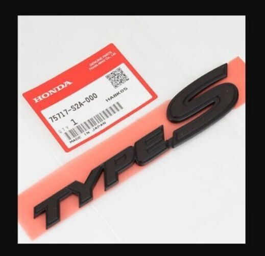 HONDA GENUINE OEM S2000 AP1/AP2 Rear TYPE-S BLACK Emblem Badge Set | eBay