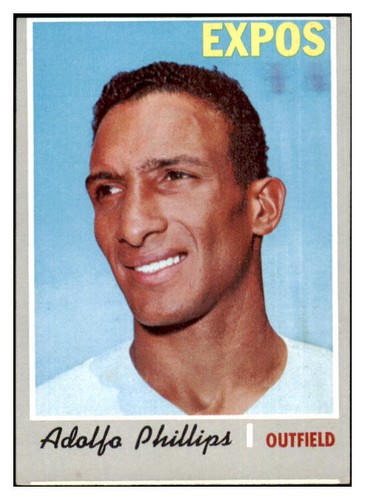 1970 TOPPS #666 ADOLFO PHILLIPS EXPOS VG-EX 499214 (KYCARDS) | eBay