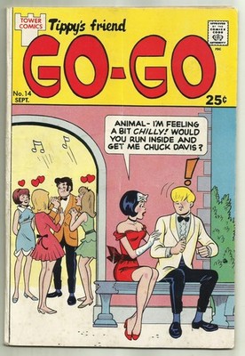 TIPPY'S FRIEND GO-GO #14 (48-Page Issue, Teenage Humor) Tower Comics ...