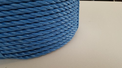 Blue Polypropylene Rope Coils Polyrope Sailing Agriculture Camping ...
