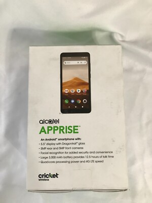 Alcatel Apprise 16GB (Locked to Cricket) ***BRAND NEW IN SEALED BOX ...