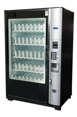 Dixie Narco Bev Max 4 Glass Front Beverage Vending Machine 5800-4 ...