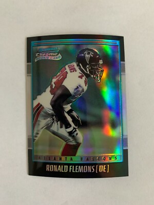 2001 Bowman Chrome #245 Ronald Flemons RC 1178/1999 - Atlanta Falcons ...
