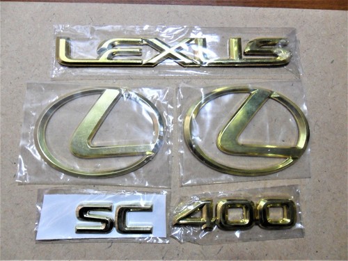 LEXUS SC400 BADGE EMBLEM SET | eBay