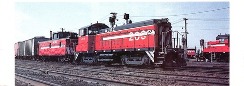 CWA EMD GP7 Geep 203 Working The Yakima Washington Yard Vtg Magazine ...