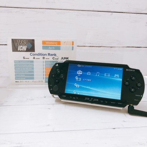 Sony PSP 1000 Console Only Black Region Free No Battery [Tested] | eBay