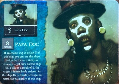 WizKids Pirates CSG of Davy Jones' Curse 024 Papa Doc Unpunched | eBay