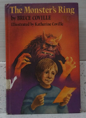 Bruce Coville The Monster's Ring 1982 Hardcover Pantheon Magic Shop ...