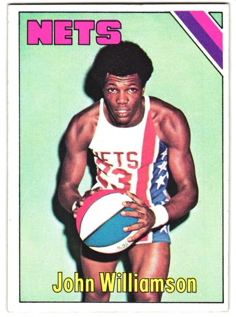 1975-76 Topps Basketball #251 John Williamson New York Nets ABA - Ex/NM | eBay