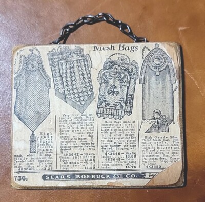 Vintage Advertising - SEARS ROEBUCK & CO. Ad for Mesh Bags | eBay