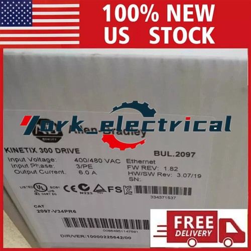 2097-V34PR6 Kinetix 300 Servo Drive New Factory Sealed 2097V34PR6 | eBay