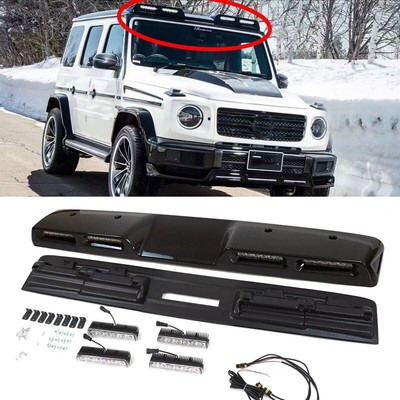 For Mercedes Benz G Class W463 2019-2022 Carbon Roof Light Bar with LED ...